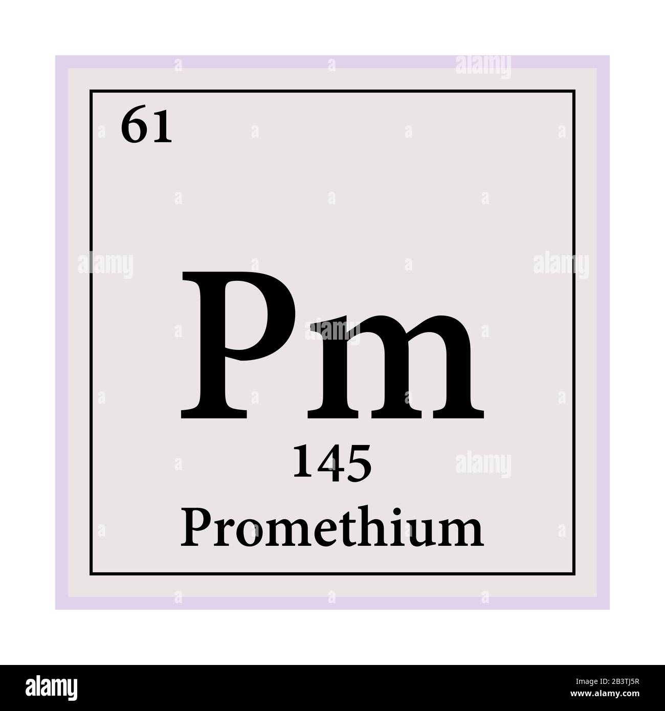 Promethium chemical element hi-res stock photography and images - Alamy