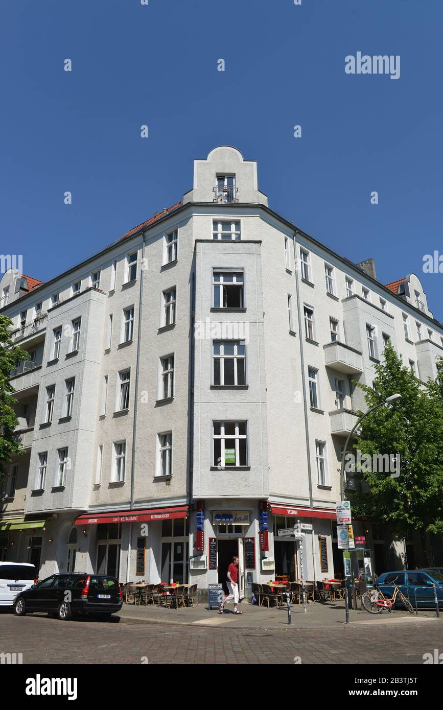 Wohnhaus, Boxhagener Platz, Friedrichshain, Berlin Deutschland Stock ...