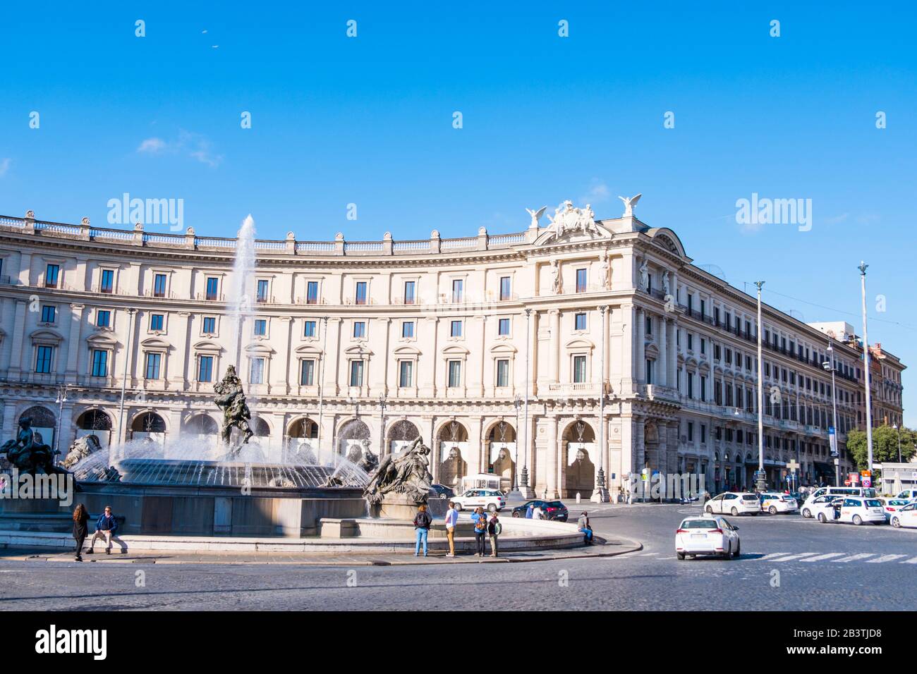Piazza della Repubblica, Rome, Italy Stock Photo - Alamy