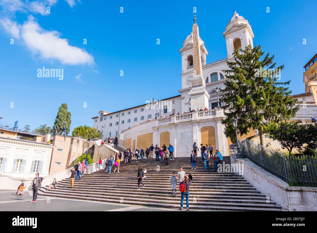 Scalinata di Trinita dei Monti, Spanish Steps, Rome, Italy Stock Photo ...
