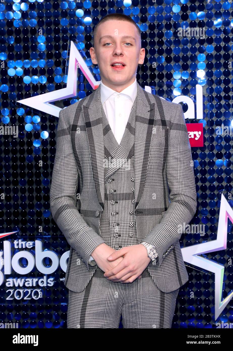 Aitch attends The Global Awards 2020 with Very.co.uk at London's ...