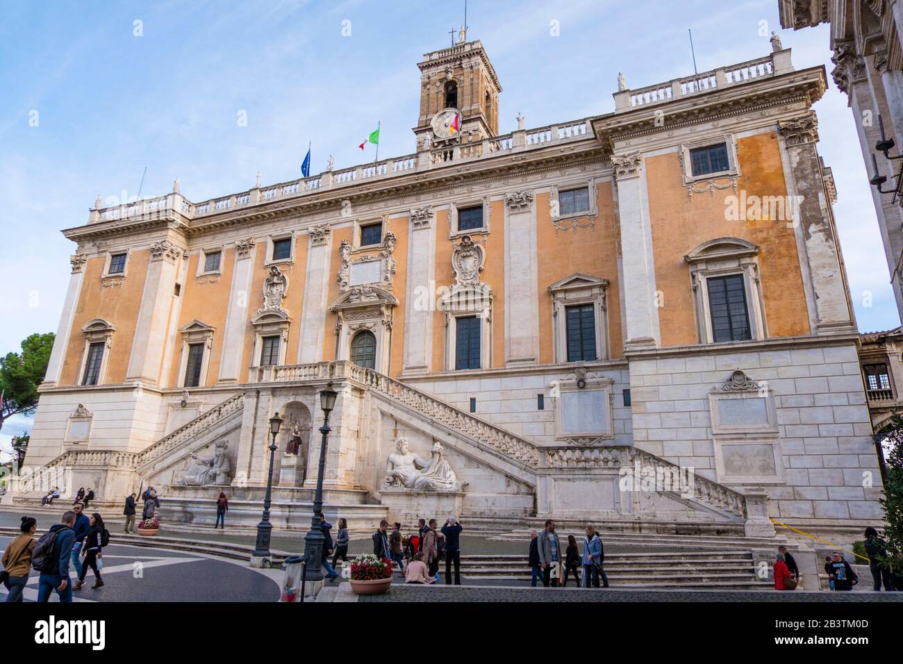 Palazzo Senatorio, Senatorial Palace, Piazza del Campidoglio, Rome ...