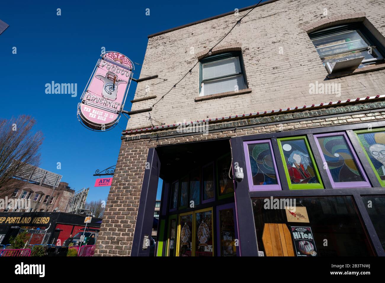 Voodoo Doughnuts in Portland, OR Stock Photo - Alamy