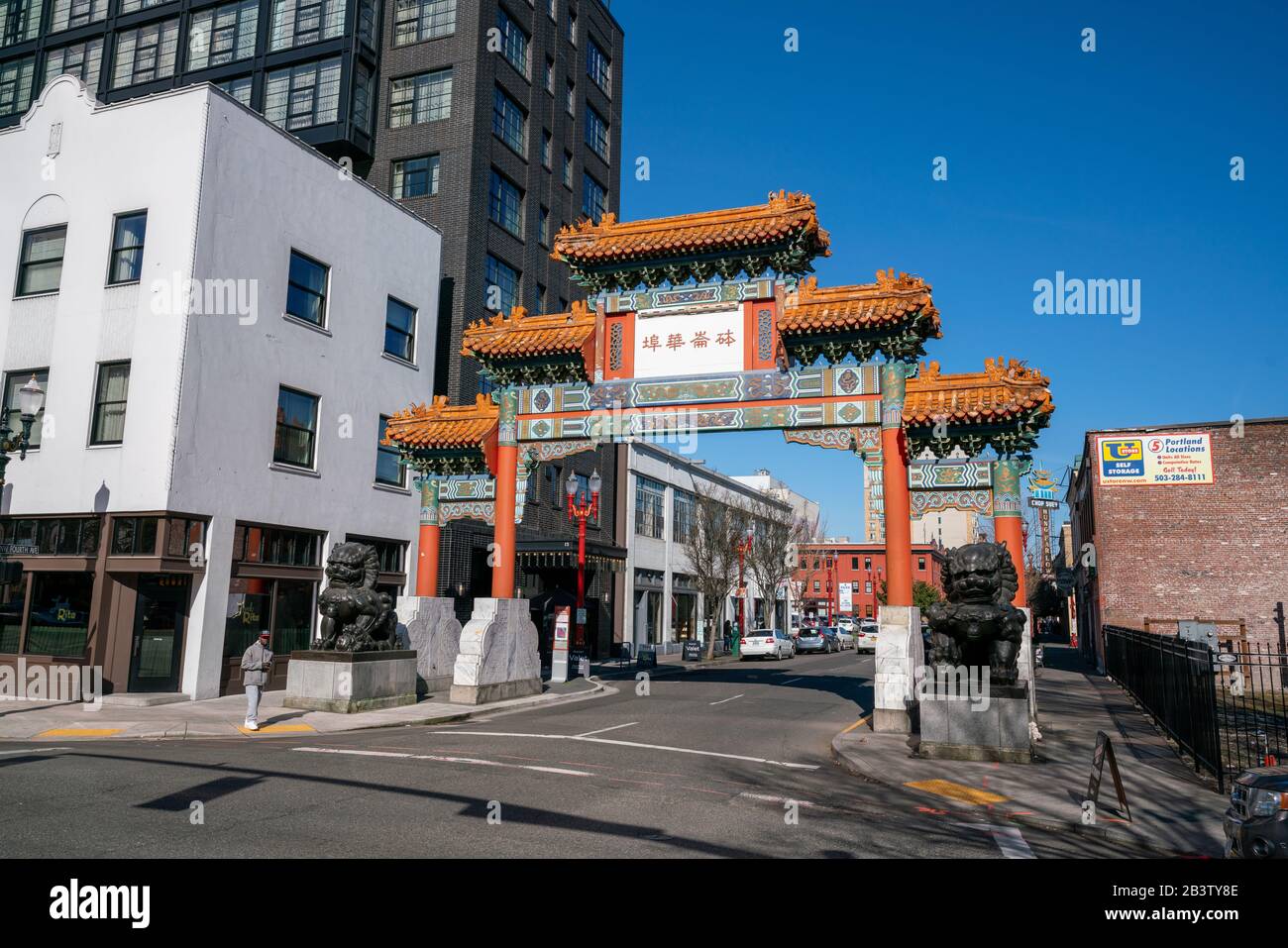 Chinatown in Portland, Oregon Stock Photo - Alamy