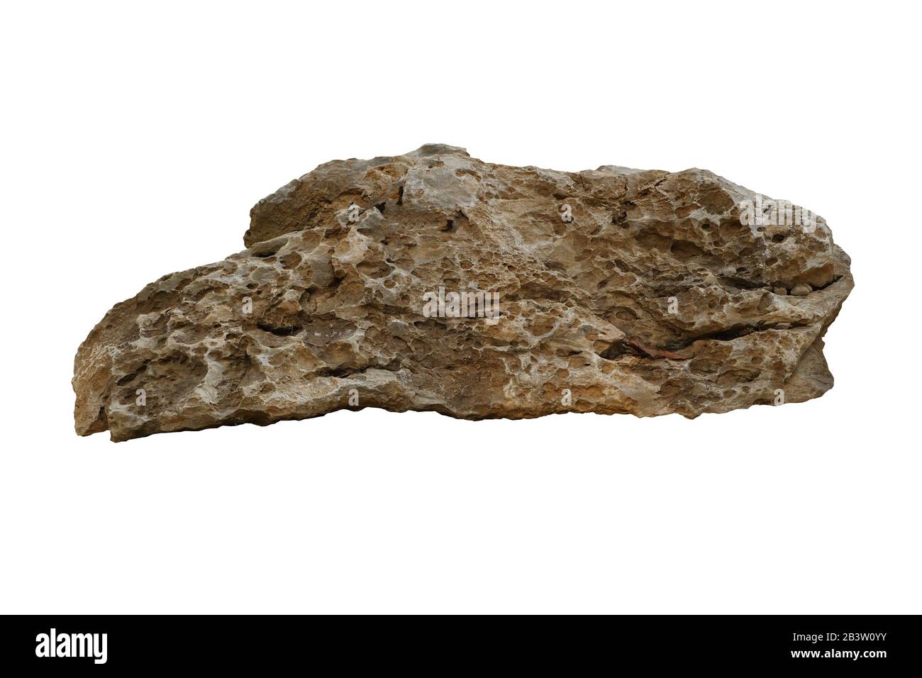 rock isolated on white background Stock Photo - Alamy