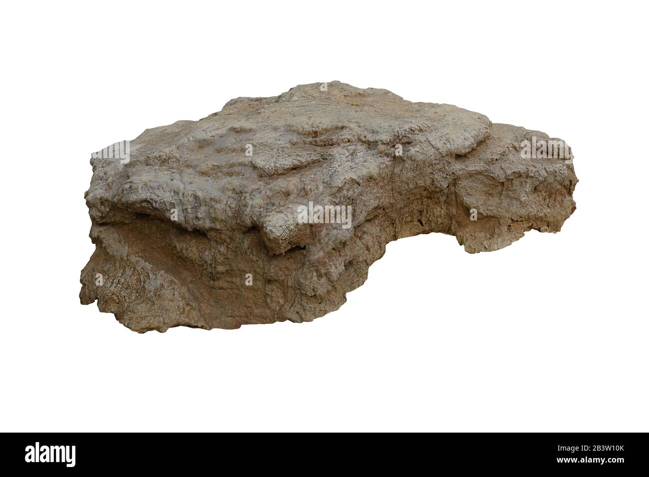 rock isolated on white background Stock Photo - Alamy