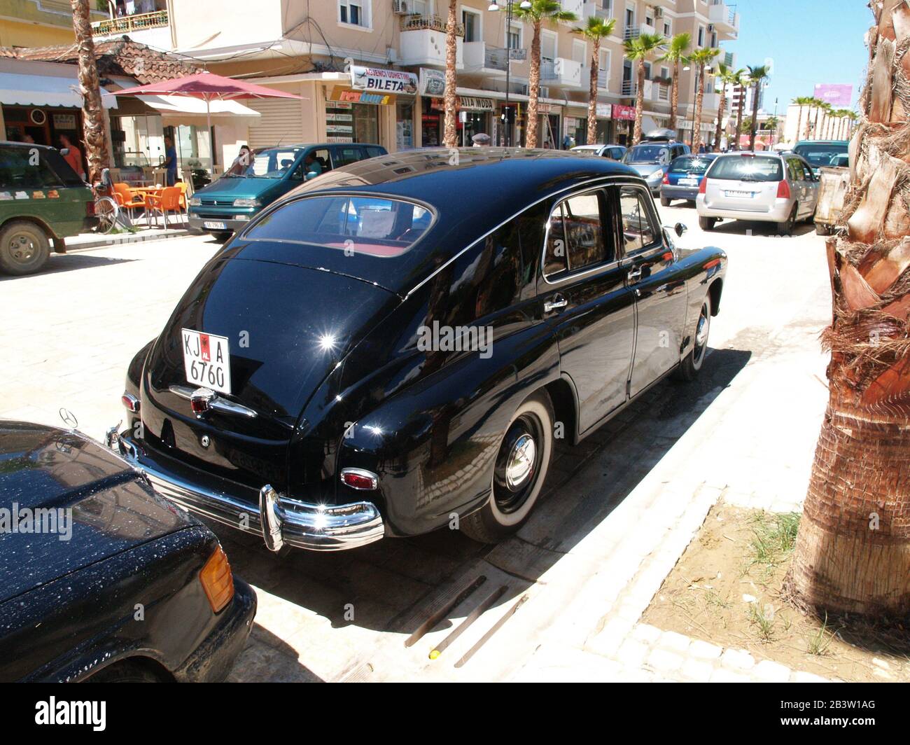 GAZ M20 Pobeda vintage soviet car in Albania Stock Photo - Alamy