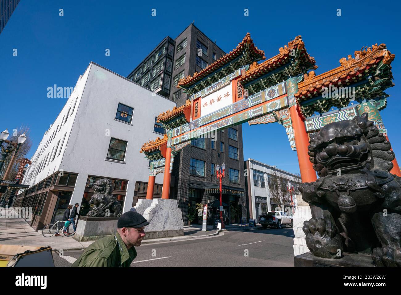 Chinatown in Portland, Oregon Stock Photo - Alamy