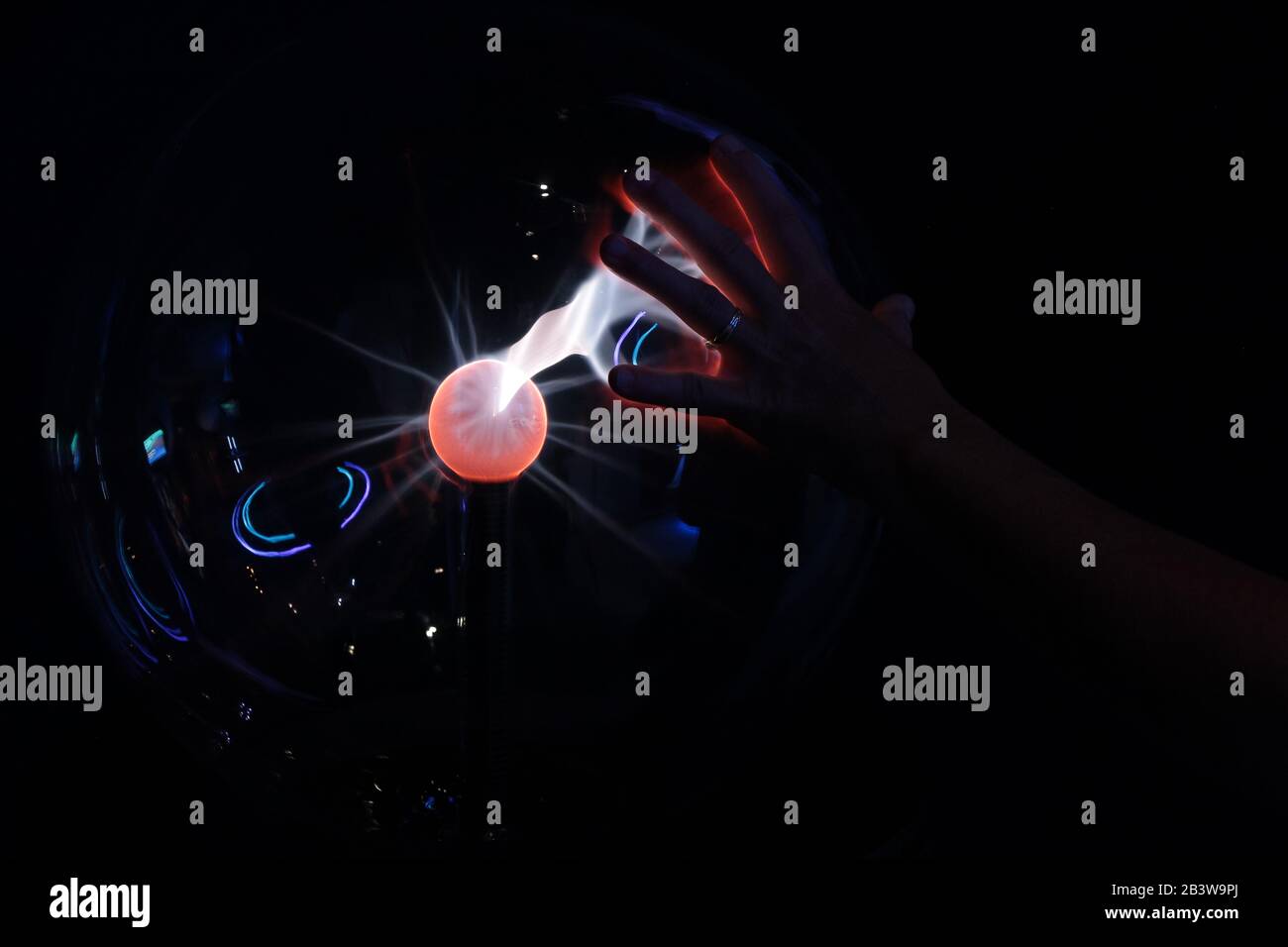 Person touching plasma hi-res stock photography and images - Alamy