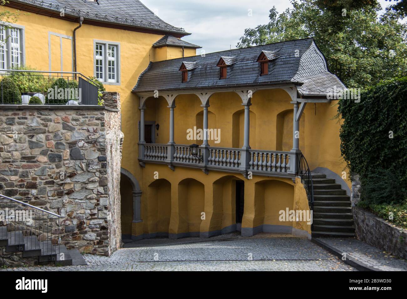 Montabaur Castle in the Westerwald Stock Photo - Alamy