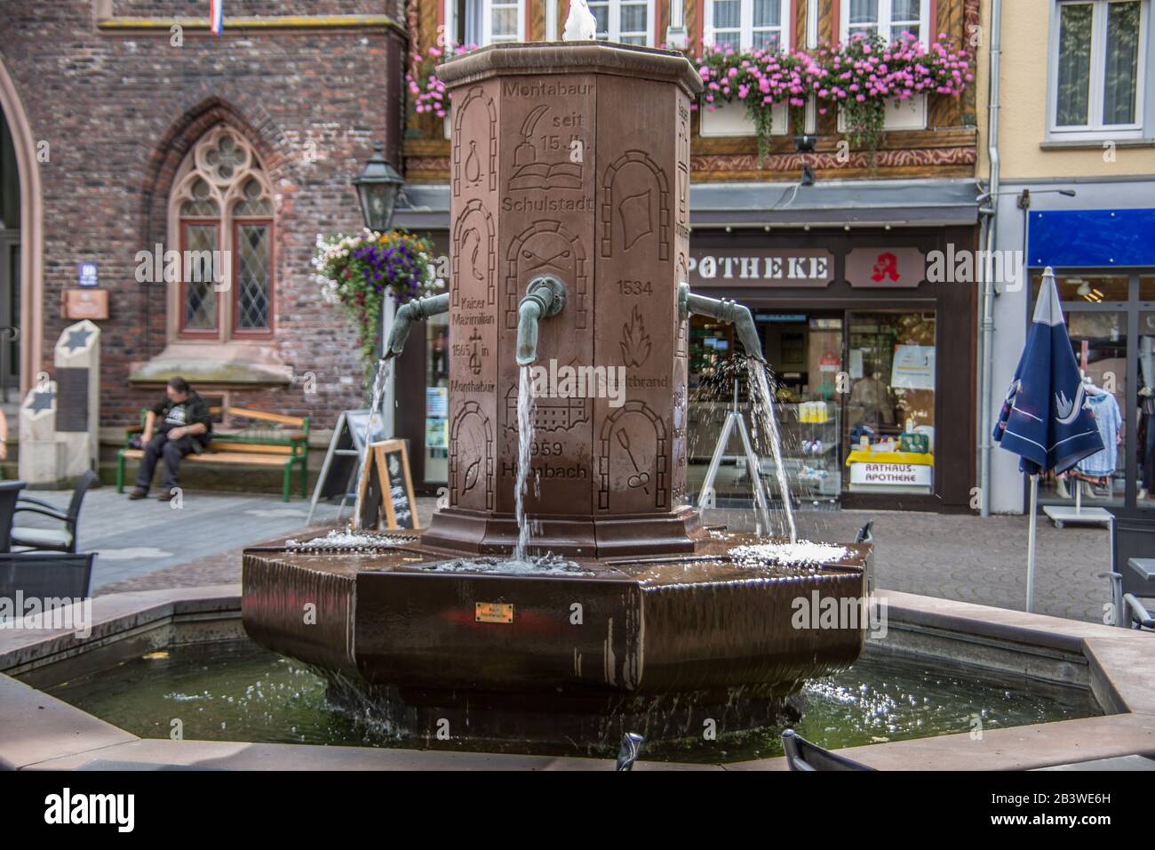 Old town of Montabaur in the Westerwald Stock Photo - Alamy