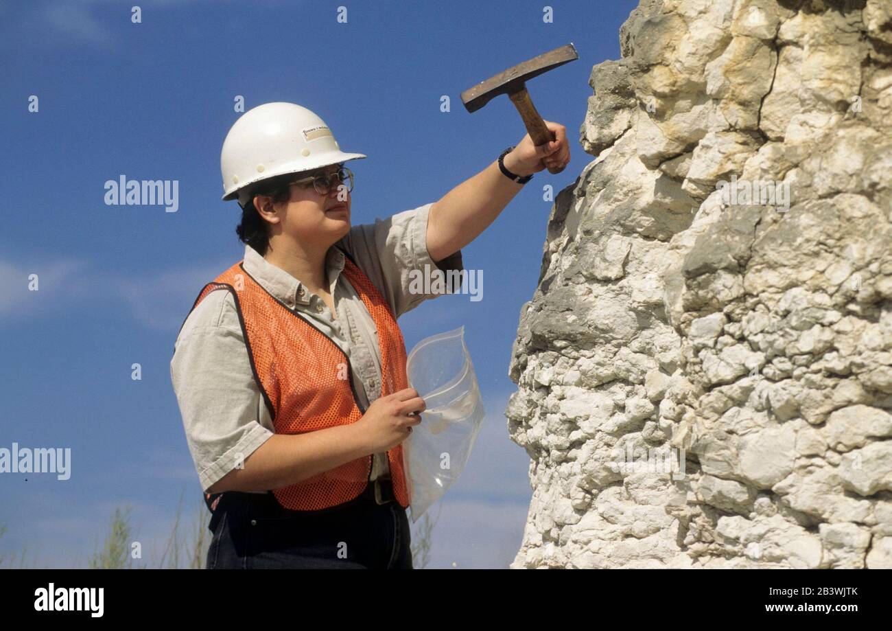 Geologist At Work