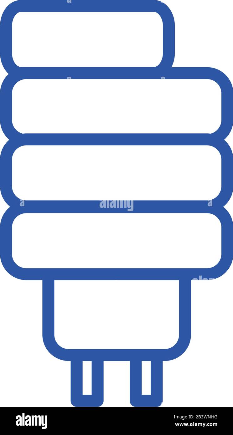 Light bulb line style icon design, Energy power technology electricity ...