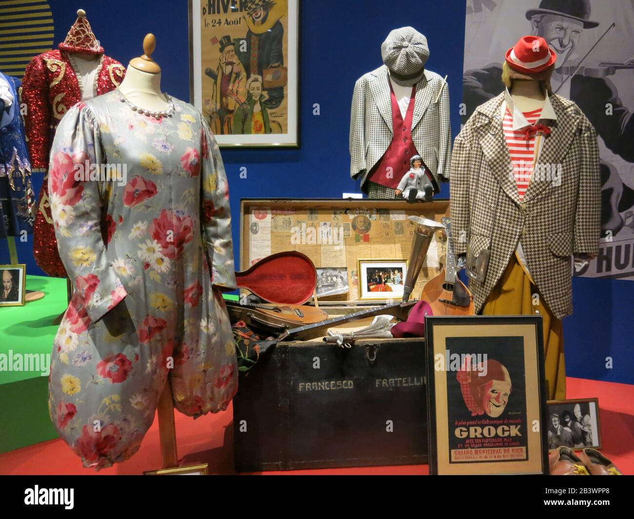 Costumes on display from circus performers through the ages in an ...