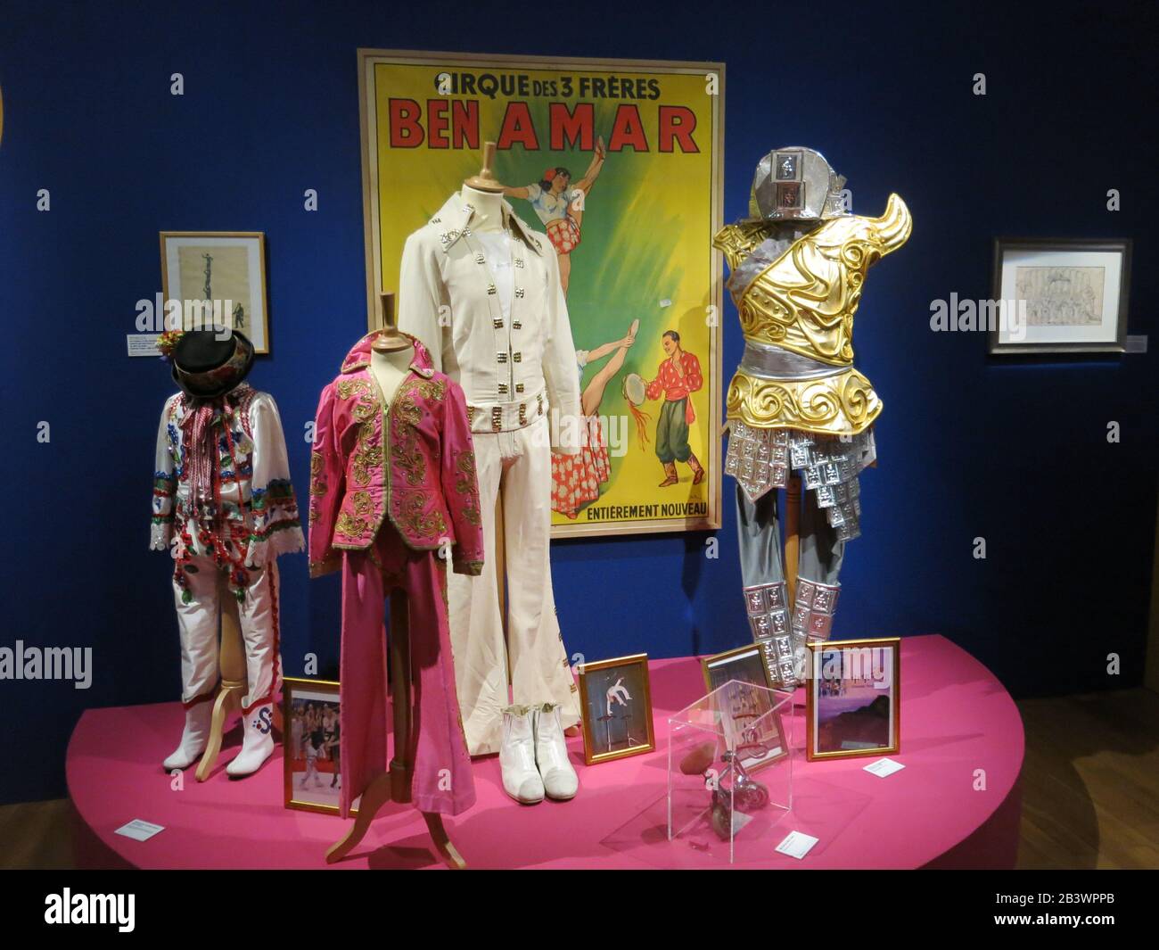Costumes on display from circus performers through the ages in an ...