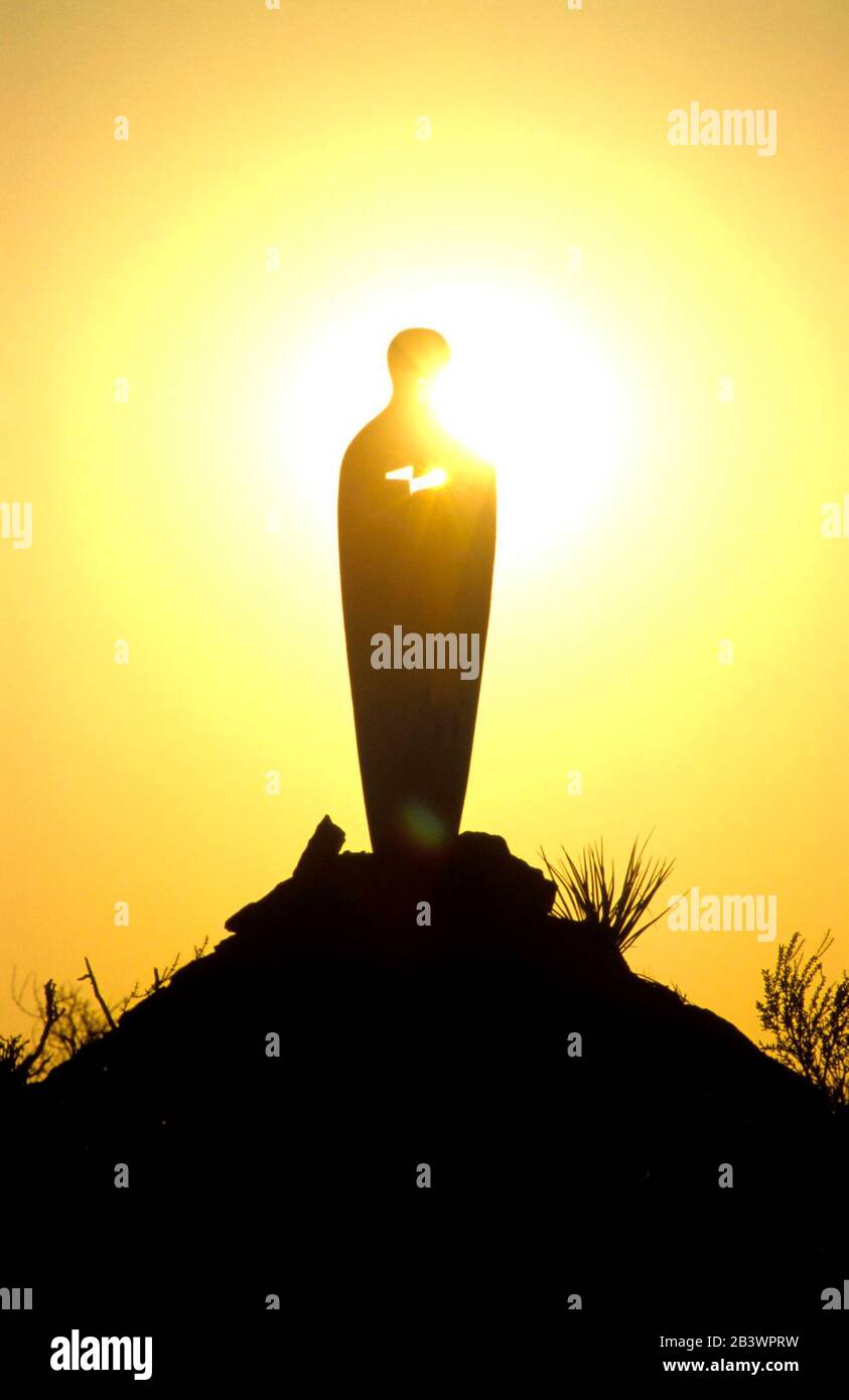 Val Verde County Texas USA: ""Enduring Spirit"" solstice marker at ...