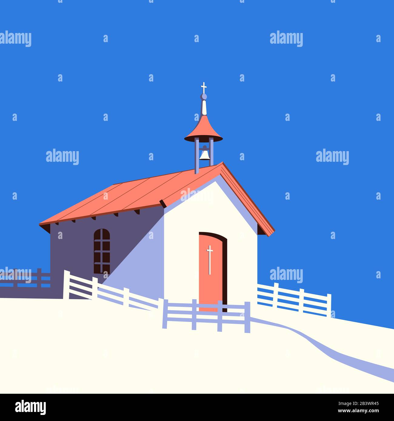 Typical small simple house Stock Vector Images - Alamy