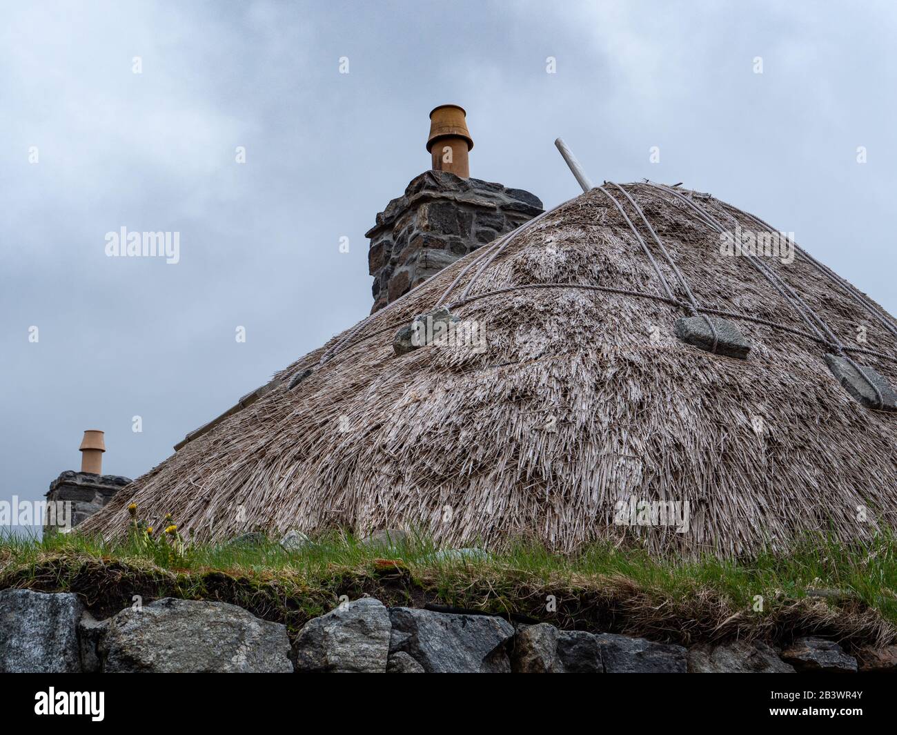 Gearrannan Blackhouse Village, Carloway, Isle of Lewis, outer Hebrides ...