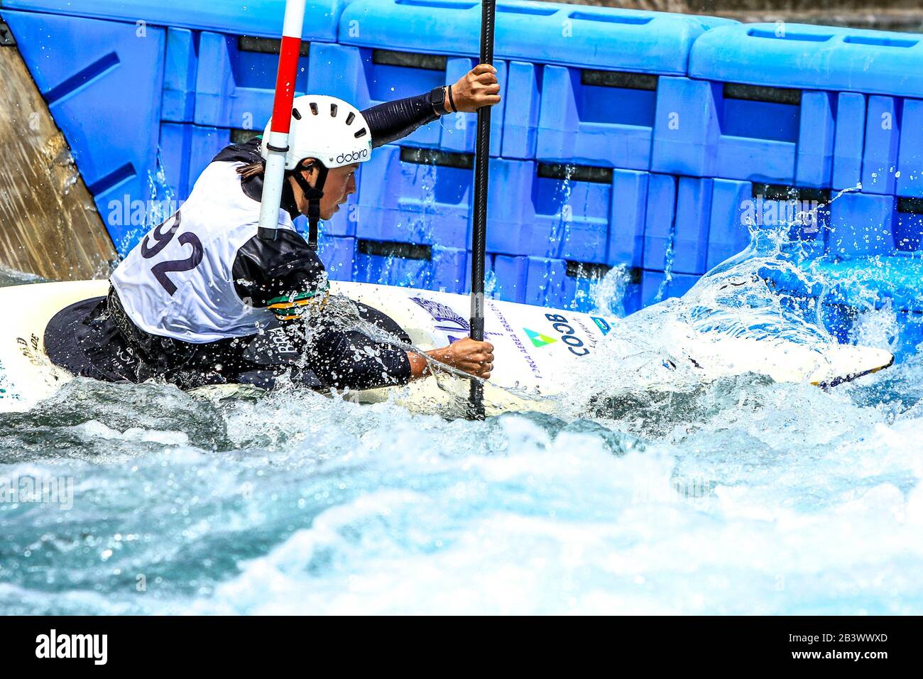 Rio De Janeiro, Brazil. 05th Mar, 2020. National Selective Canoe Slalom ...