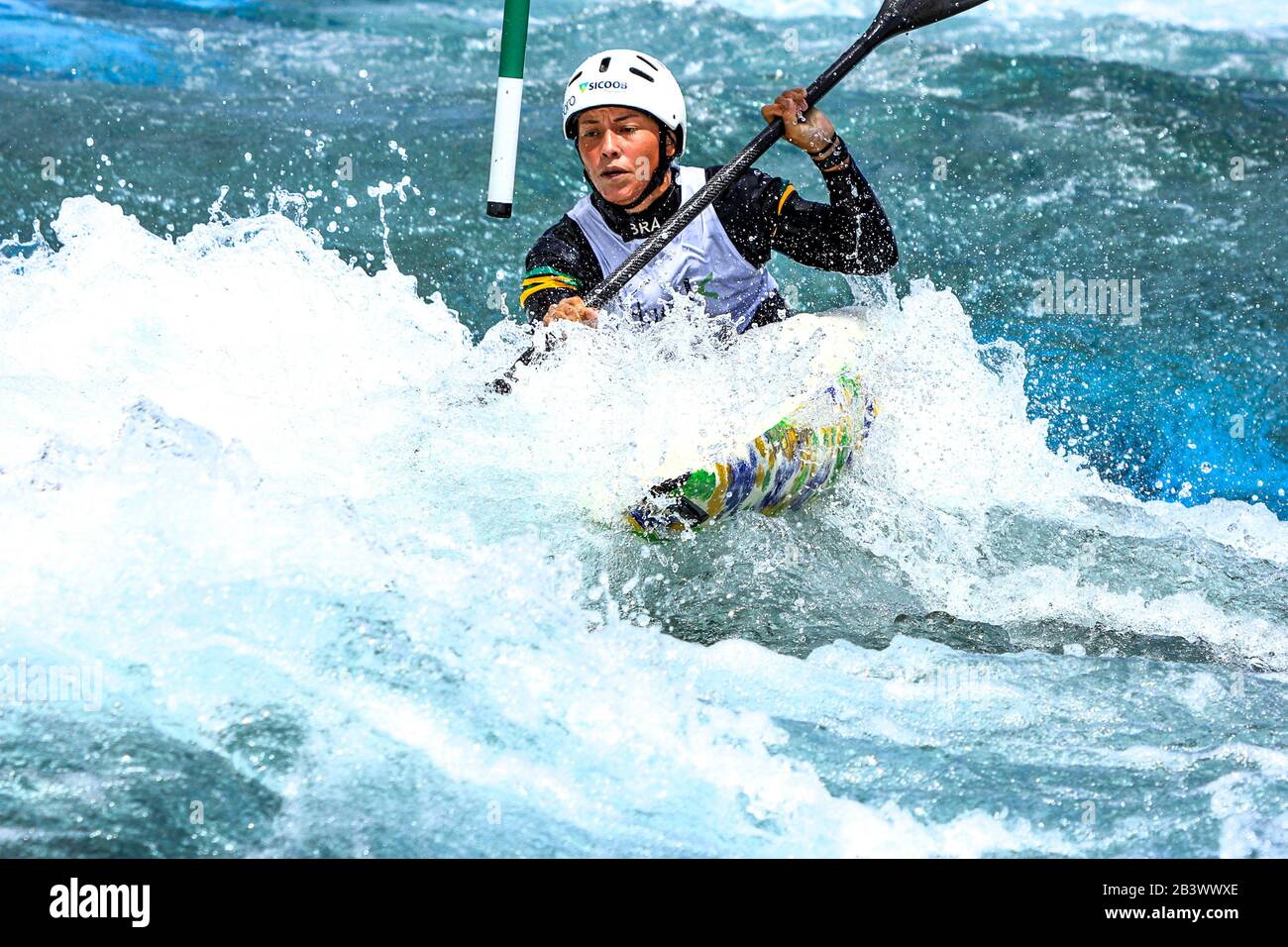 Rio De Janeiro, Brazil. 05th Mar, 2020. National Selective Canoe Slalom ...