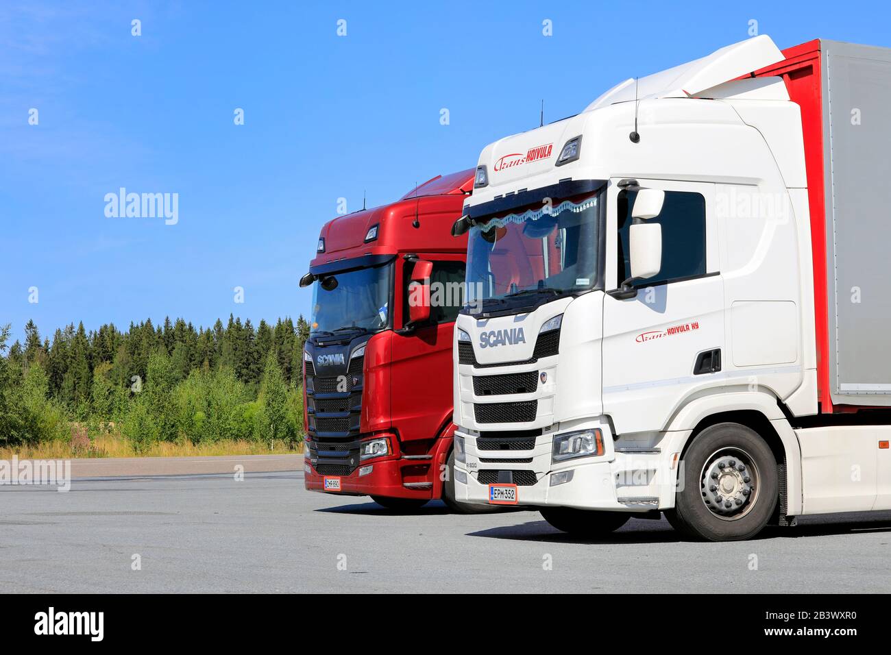 Trucking fleet hi-res stock photography and images - Alamy