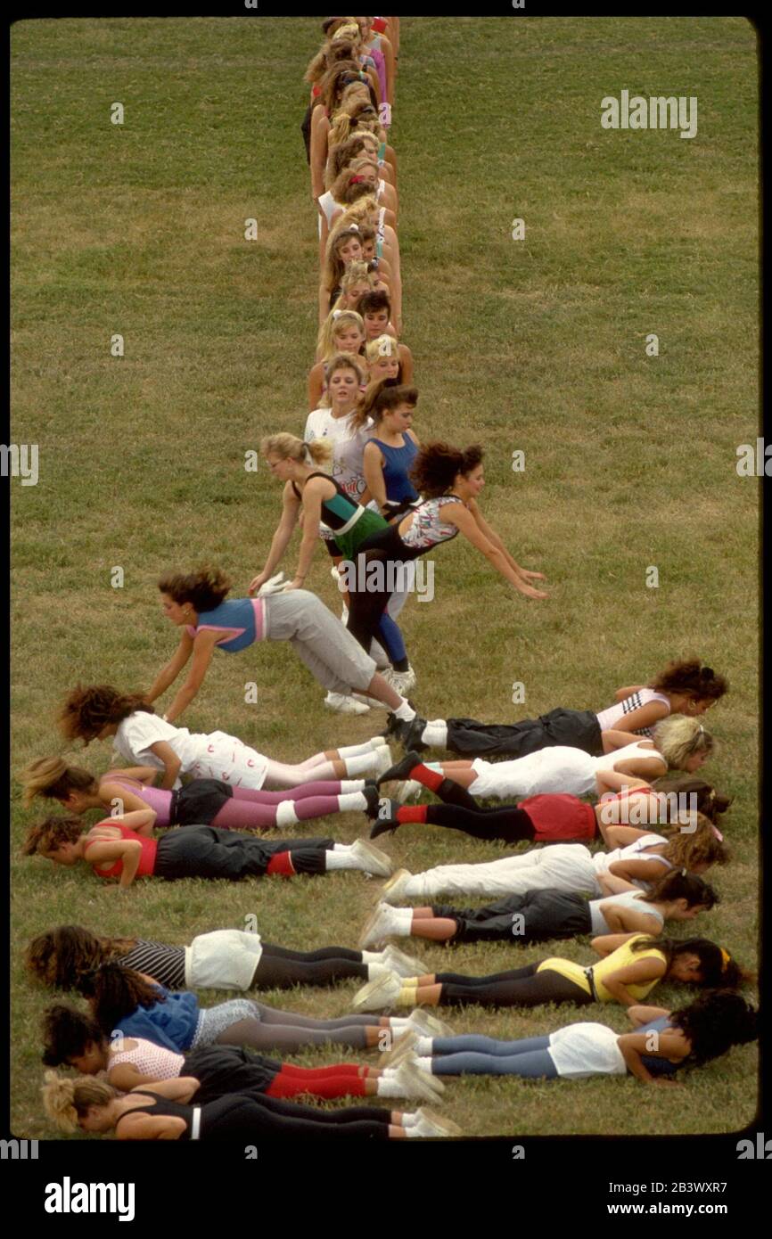 San Marcos Texas USA: Southwest Texas State University Strutters dance ...