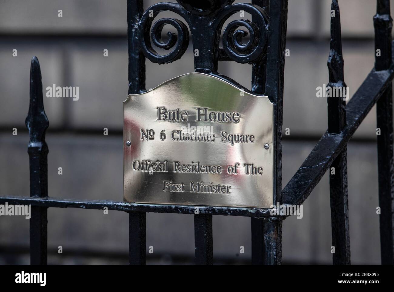 Bute house charlotte square hi-res stock photography and images - Alamy