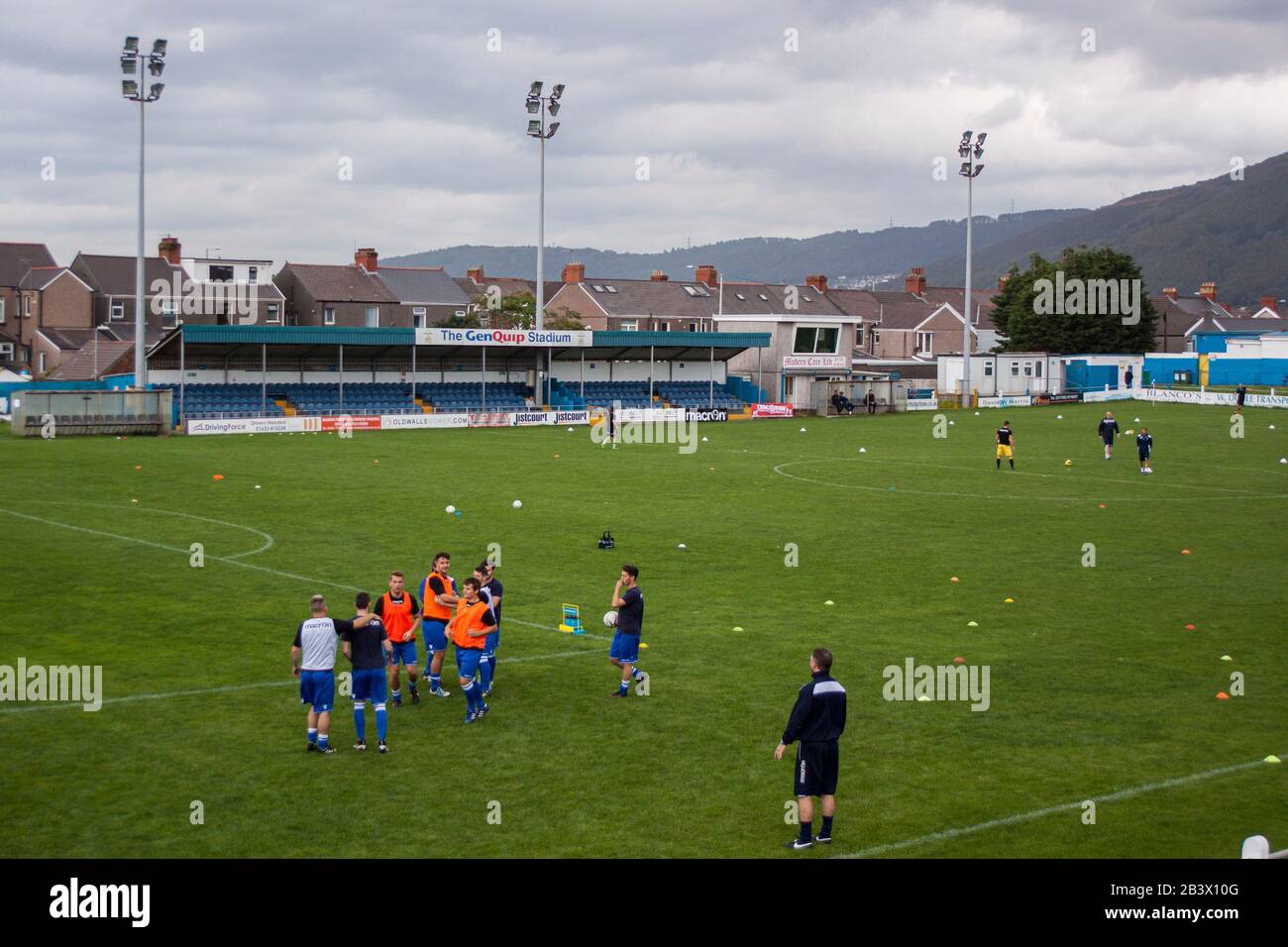 General View of Victoria Road, Port Talbot Stock Photo - Alamy