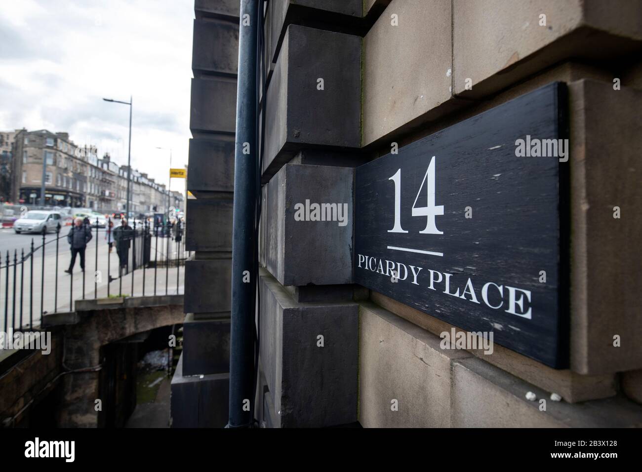 14 Picardy Place, Edinburgh, the former Club Ego nightclub Stock Photo ...