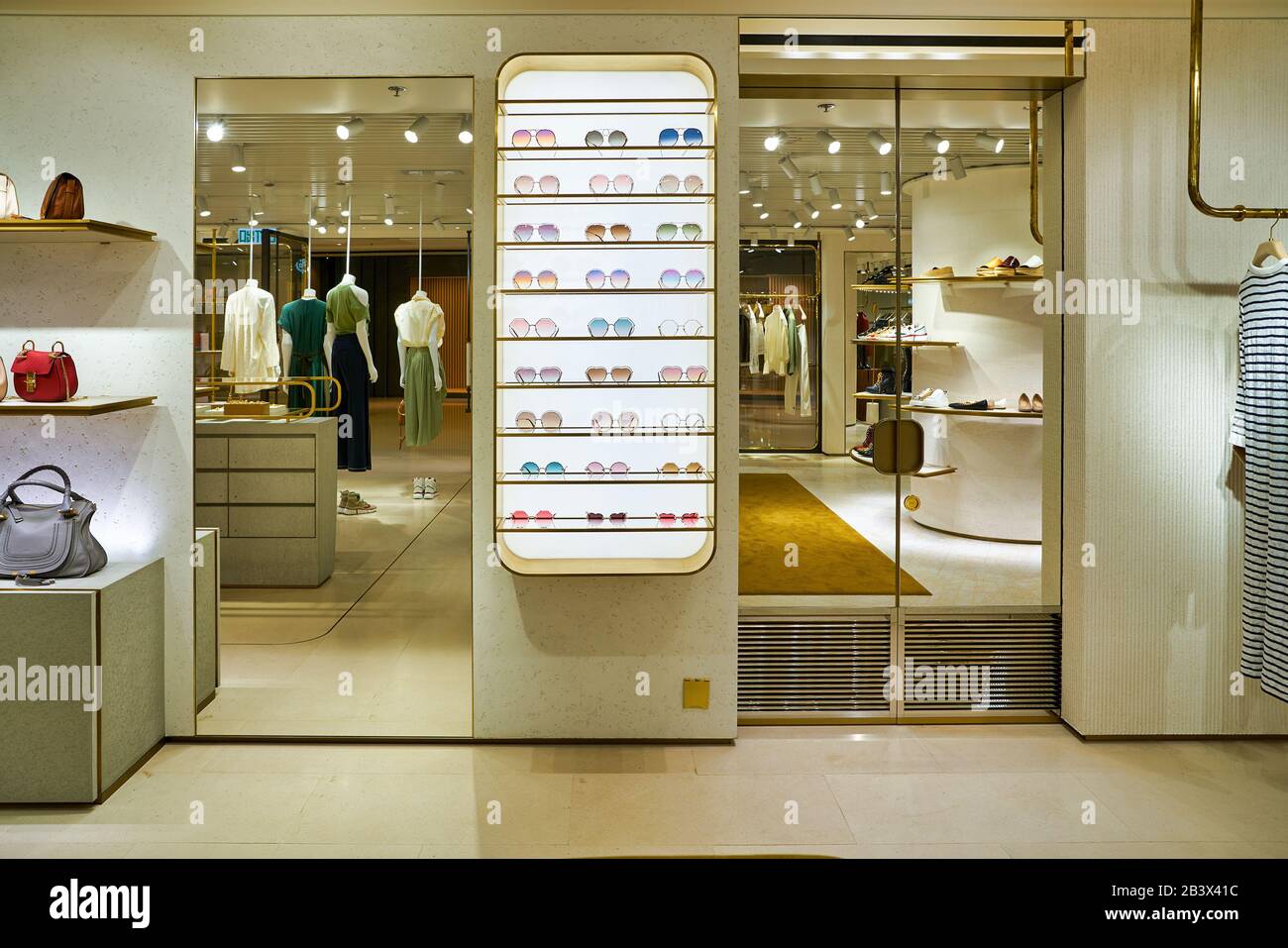 HONG KONG, CHINA - CIRCA JANUARY, 2019: interior shot of Chloe store in ...