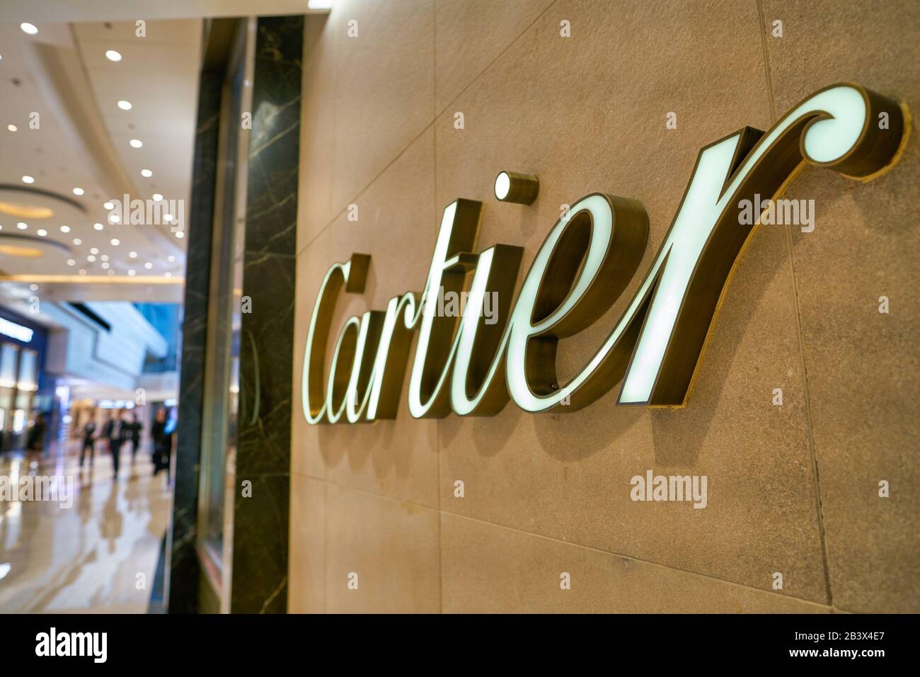 Cartier boutique logo hi-res stock photography and images - Alamy