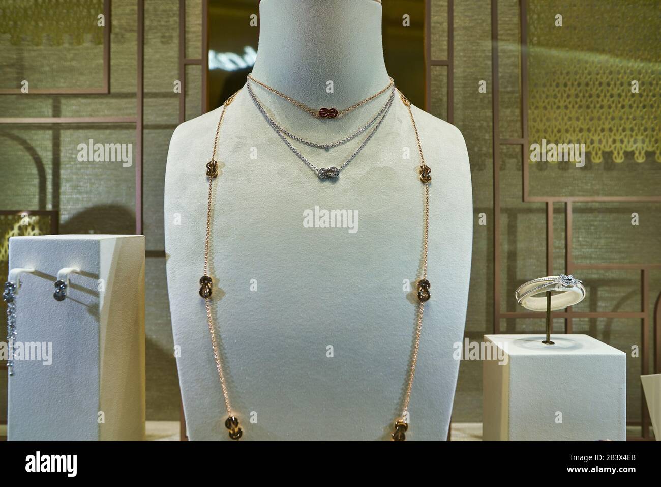 HONG KONG, CHINA - CIRCA JANUARY, 2019: goods on display at Fred store ...