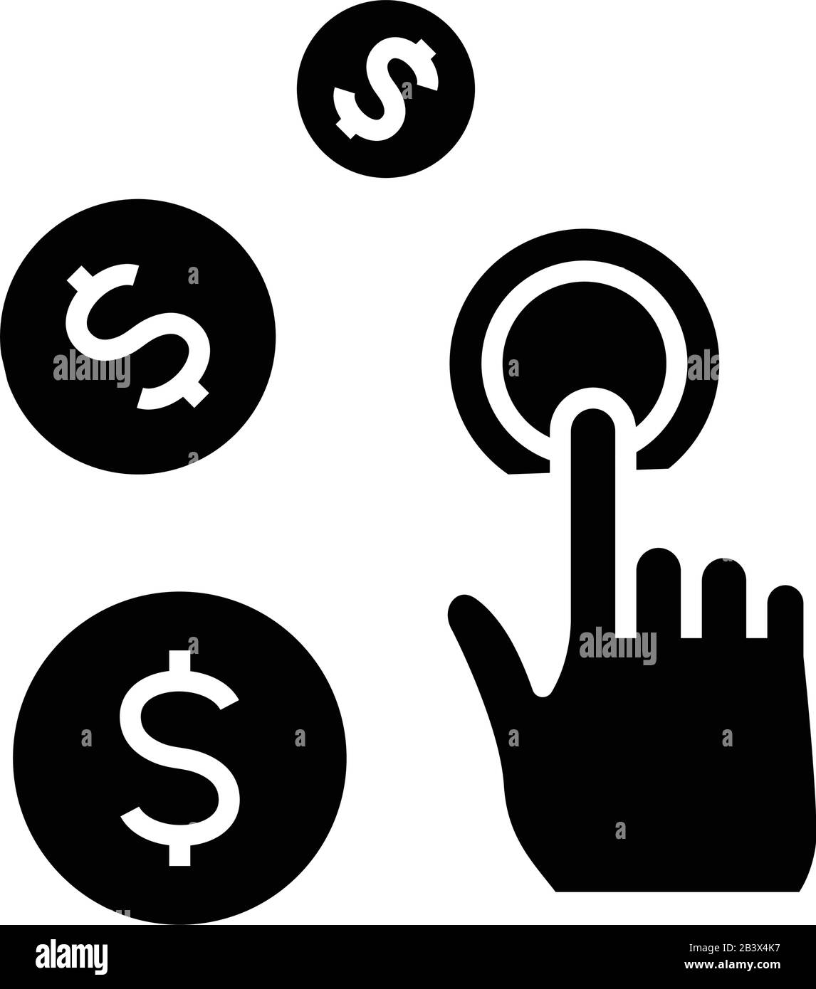 Receive sign Black and White Stock Photos & Images - Alamy