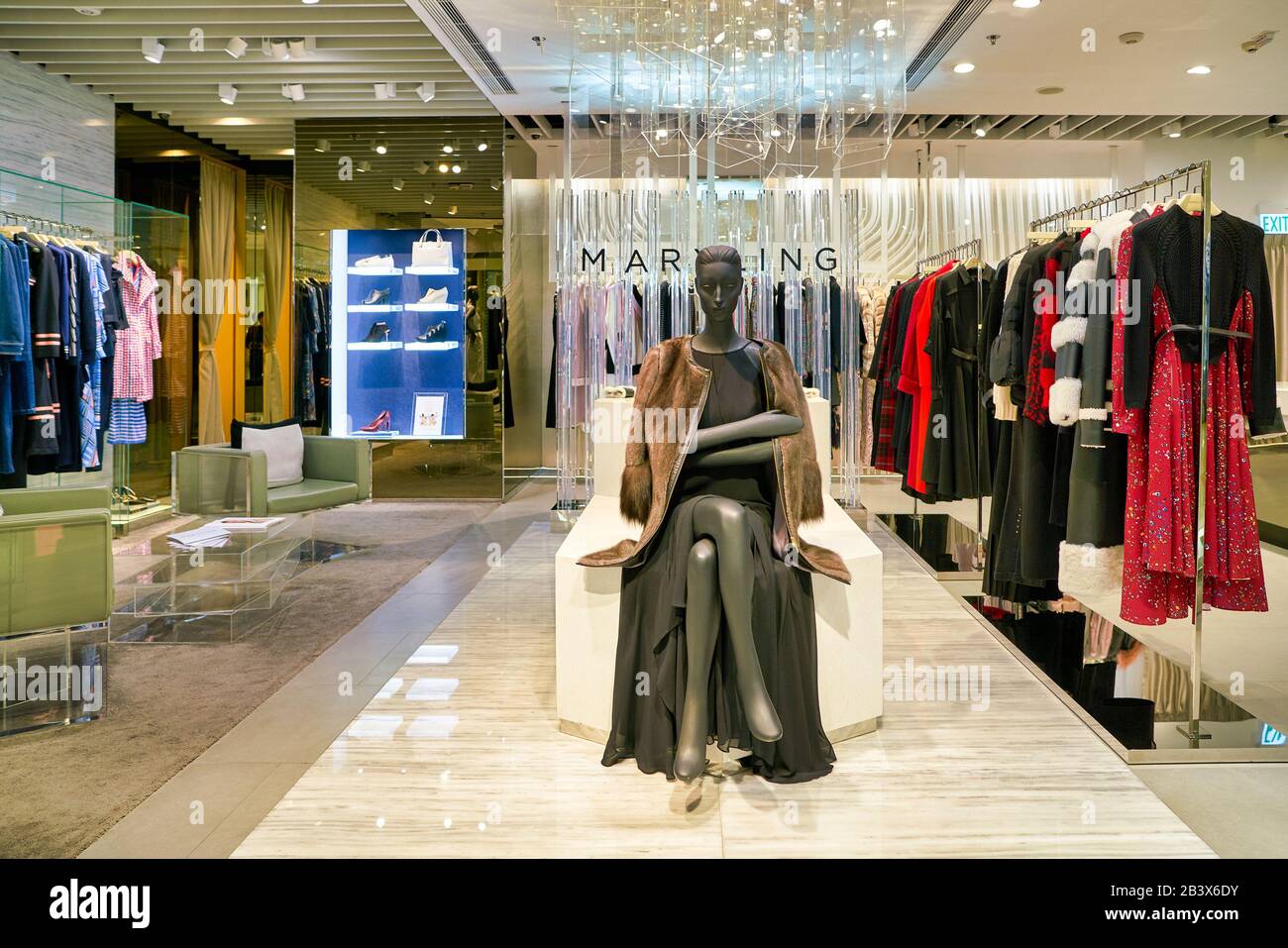 HONG KONG, CHINA - CIRCA JANUARY, 2019: interior shot of Maryling store ...