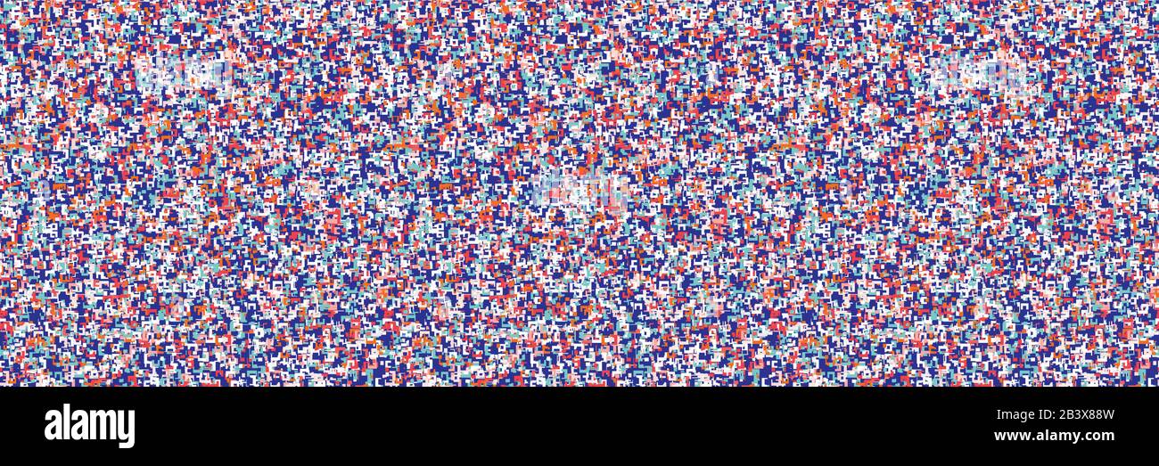 Dense vector packed close up mini geometric grid banner. Texture border ...