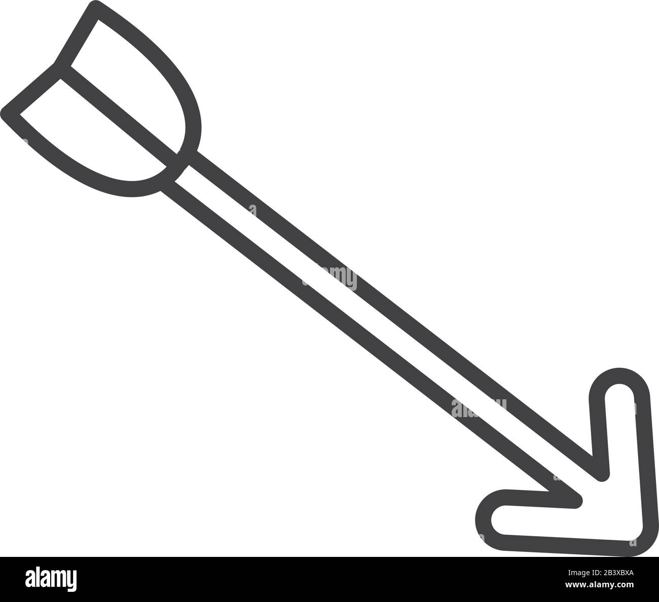 Arrow line style icon design of Weapon archery cupid vintage target ...