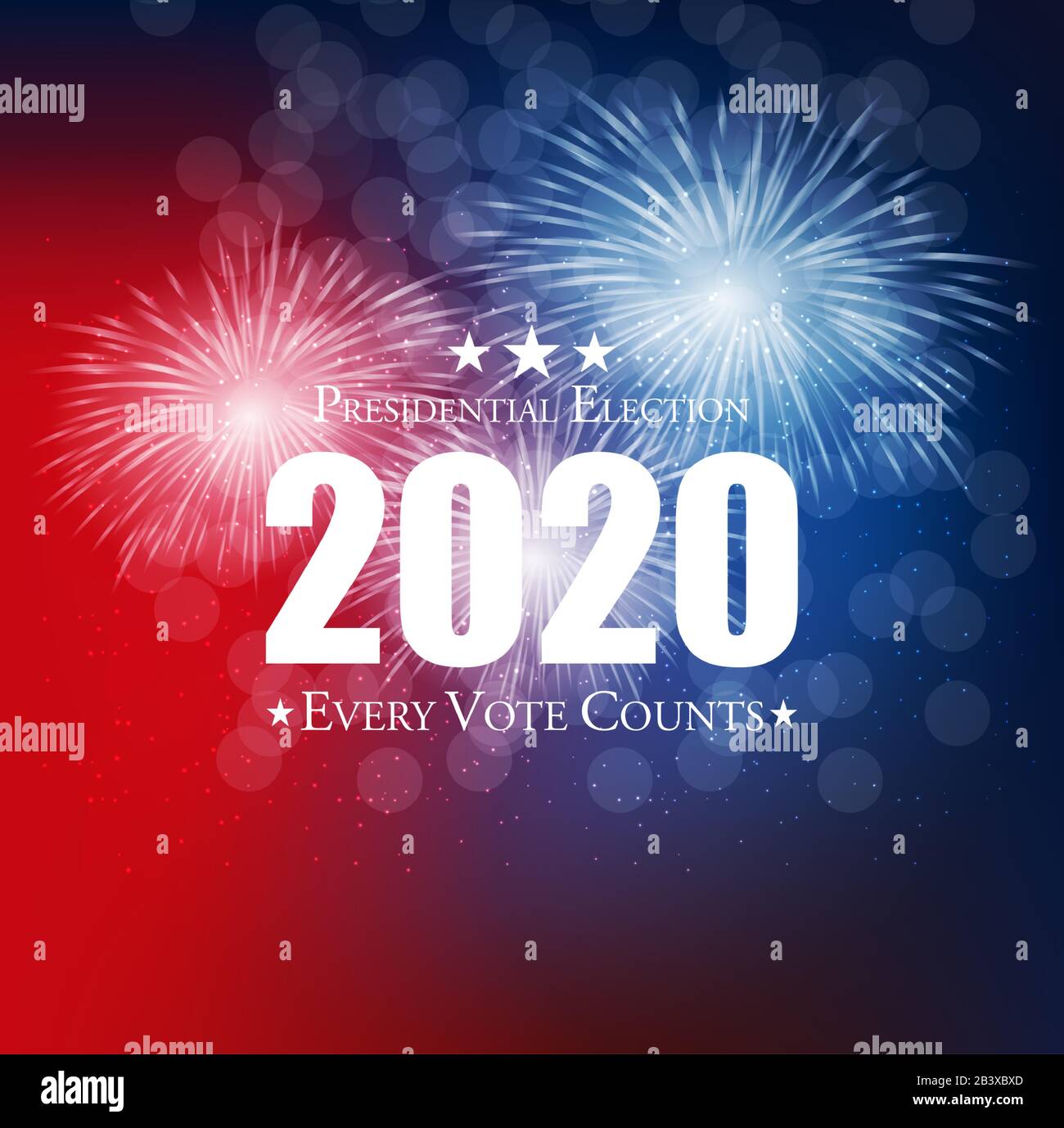 2020 United States of America Presidential Election Background. Vector ...