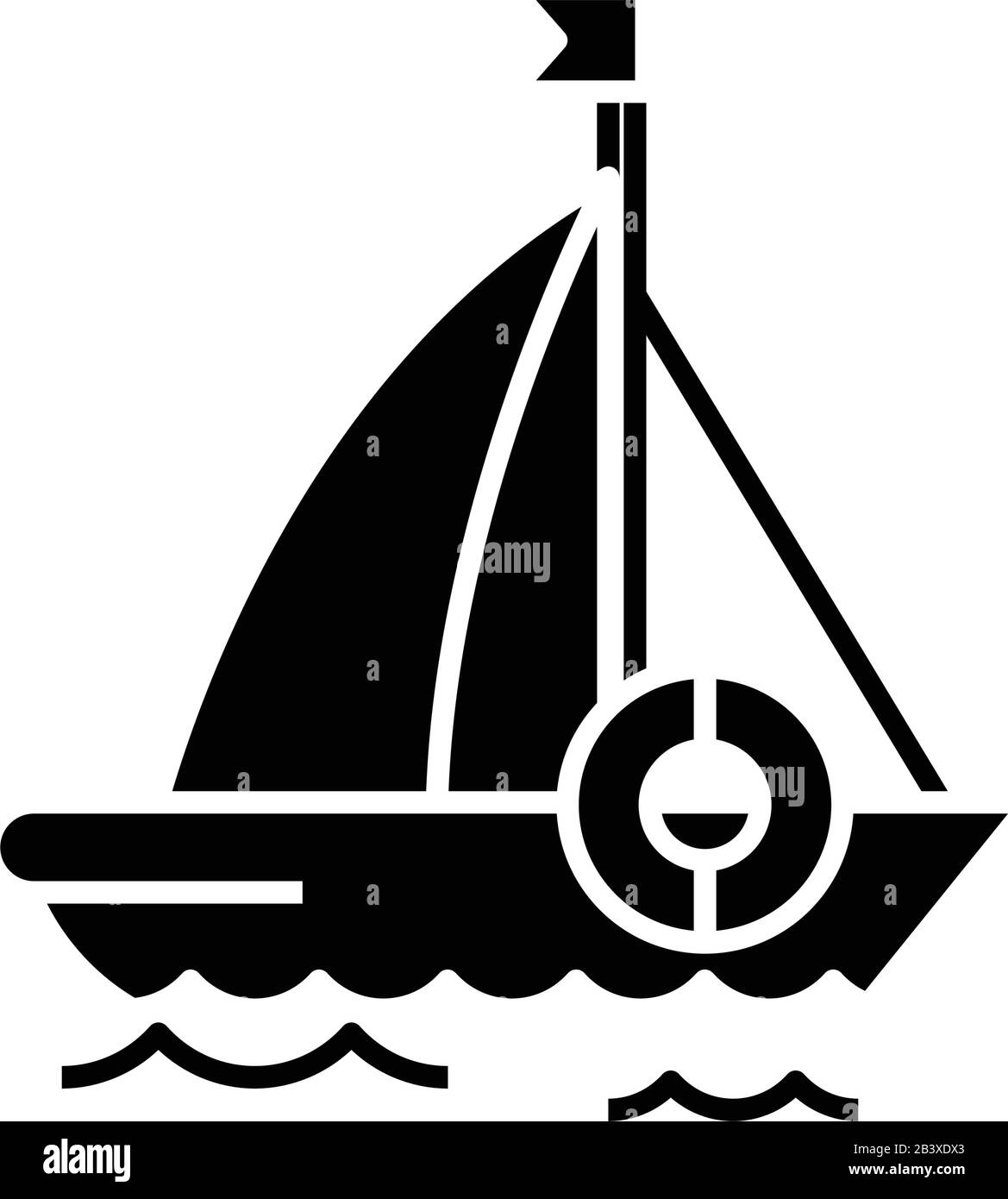 Sign with sailing vessel Black and White Stock Photos & Images - Alamy