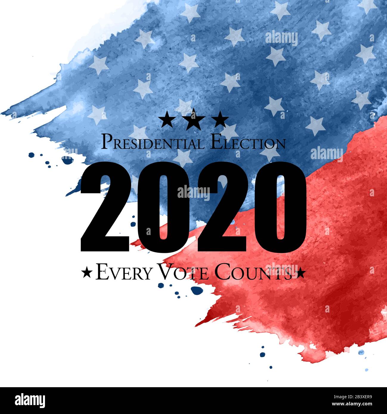 2020 United States of America Presidential Election Background. Vector ...