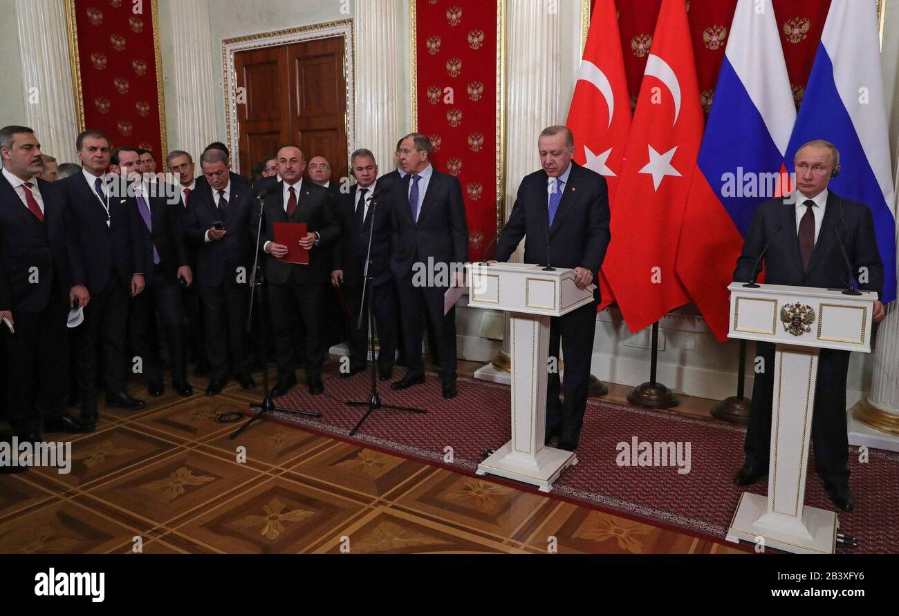 March 5, 2020. - Russia, Moscow. - Russia's President Vladimir Putin ...