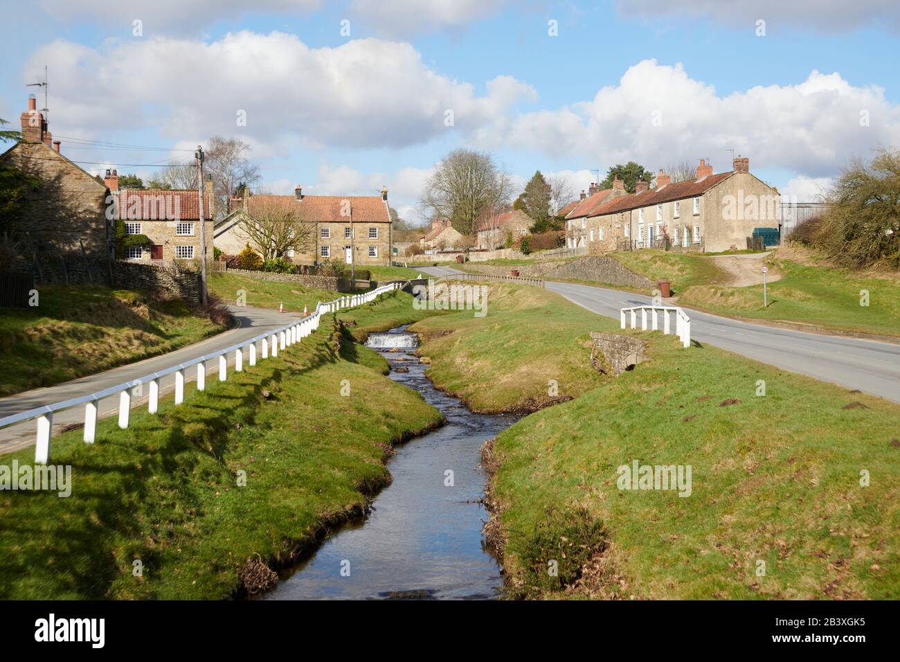 Hutton le Hole, one of the many picturesque villages in the North ...