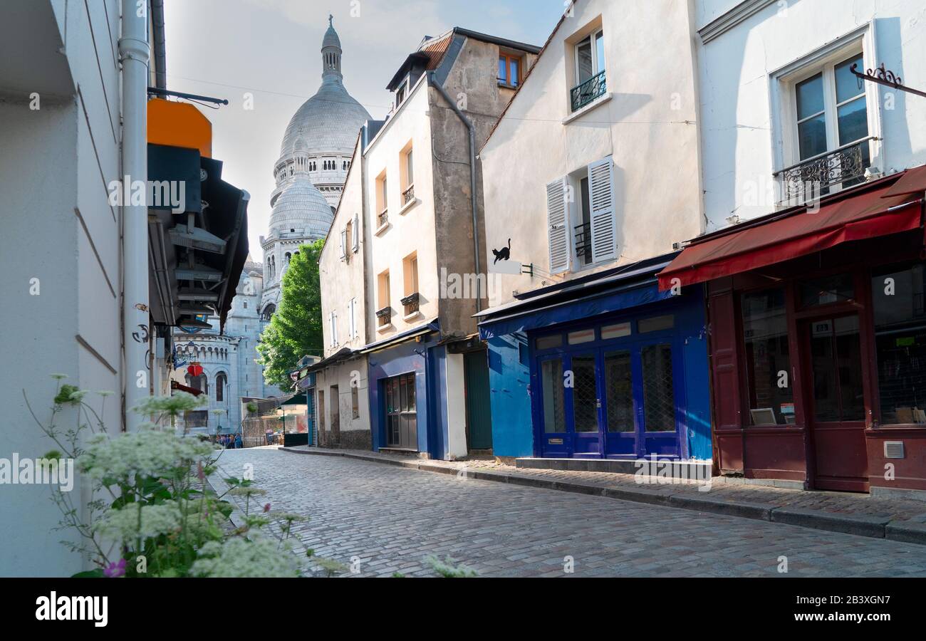 cityscape Mont Matre , Paris, France Stock Photo - Alamy