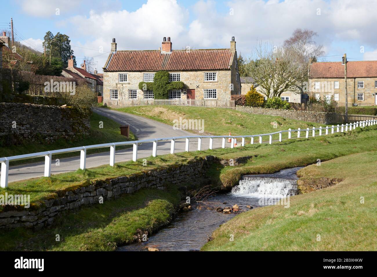 Hutton le Hole, one of the many picturesque villages in the North ...