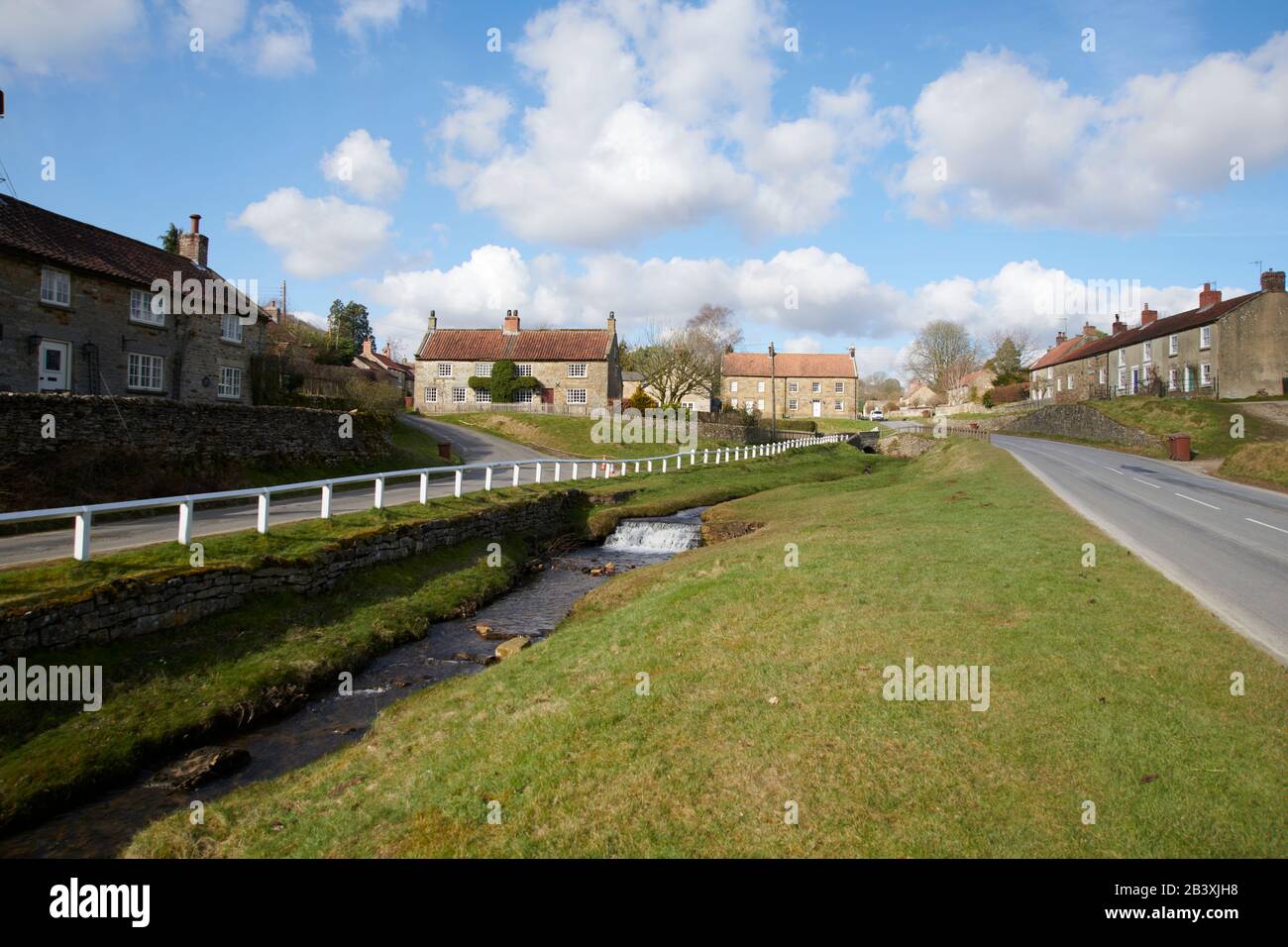 Hutton le Hole, one of the many picturesque villages in the North ...