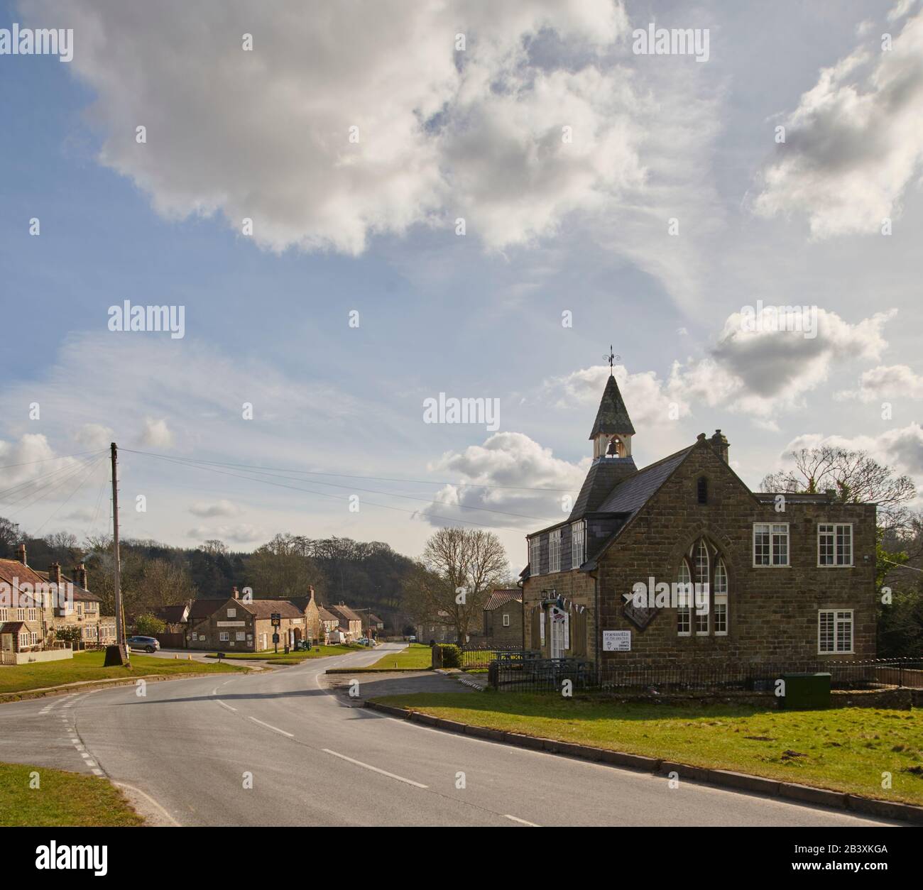 Hutton le Hole, one of the many picturesque villages in the North ...