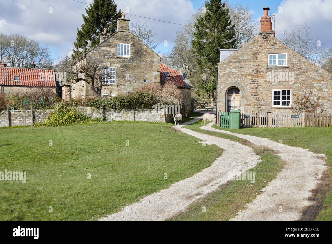 Hutton le Hole, one of the many picturesque villages in the North ...