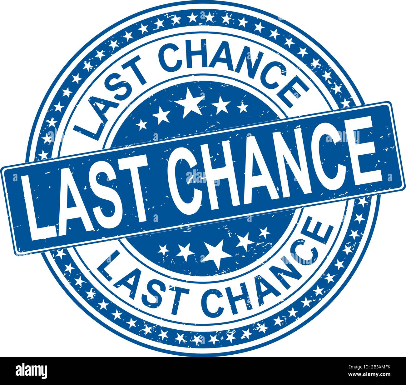 last chance offer grunge stamp on vector illustration Stock Vector ...