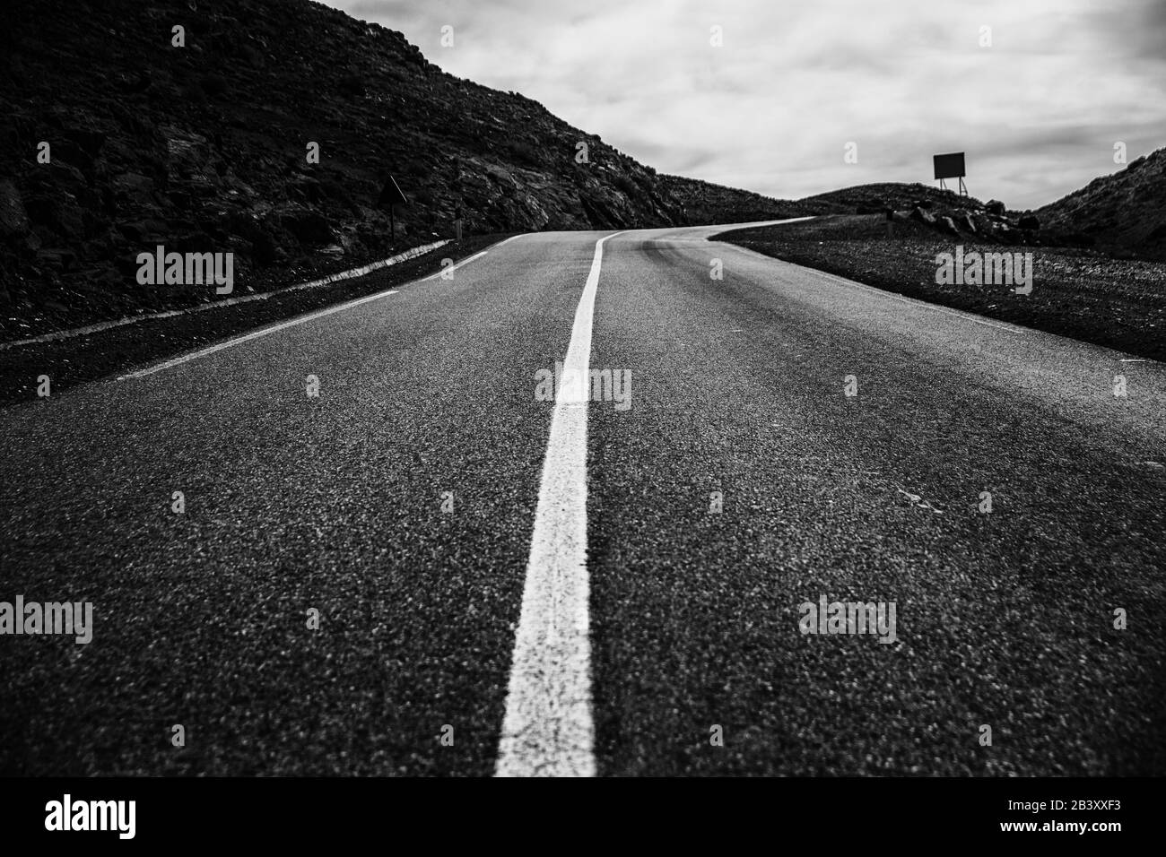 Landscape image desert area Black and White Stock Photos & Images - Alamy