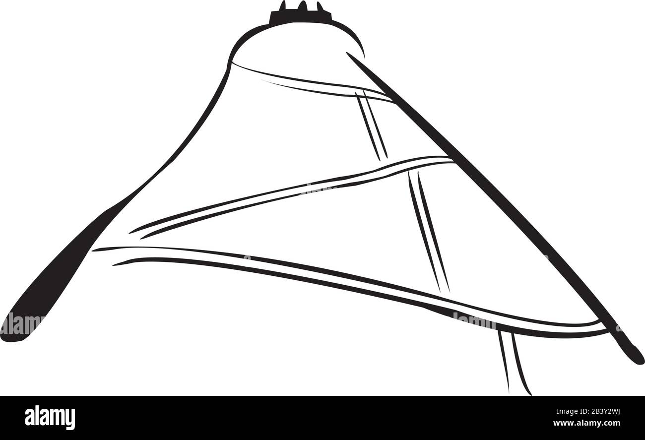 Kosciuszko Mound in Cracow Stock Vector Image & Art - Alamy
