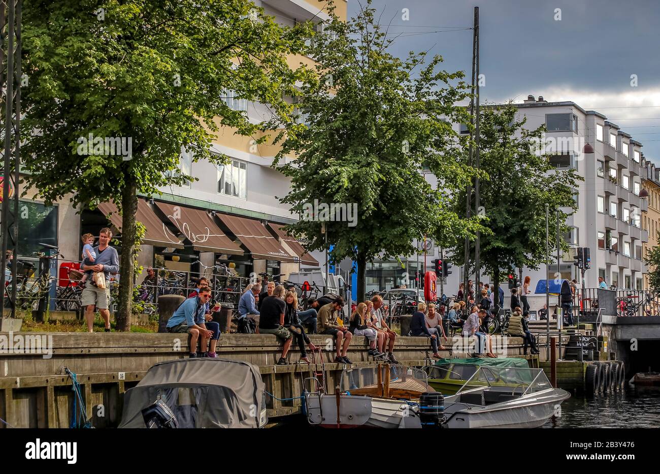 Happy danish people and sky hi-res stock photography and images - Alamy